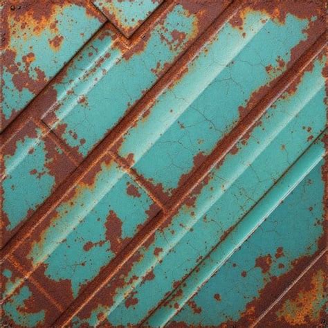 Free Rusty Teal Metal Image Download At Stockcake