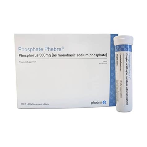 Phosphate Phebra 100 Effervescent Tablets Healthylife