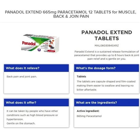 🔥ready Stock🔥gsk Panadol Extend 6 Tablets 12 Tablets 48 Tablets