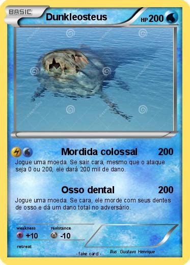 Pokémon Dunkleosteus 23 23 Mordida Colossal My Pokemon Card