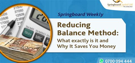 Reducing Balance Method What Exactly Is It And Why It Saves You Money