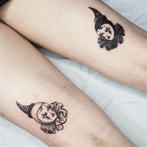 Pierrot Clown Tattoos