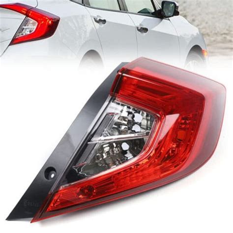 Passenger Right Side Rear Tail Light Lamp Rh Fit 2016 2021 Honda Civic