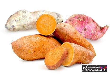 Camote Peruano Ingredientes De Las Comida Peruanas