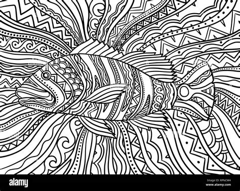 Psychedelic Art Peacock Stock Vector Images Alamy