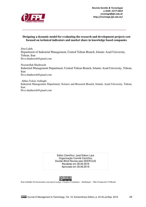 pdf designing a dynamic model for evaluating the research and