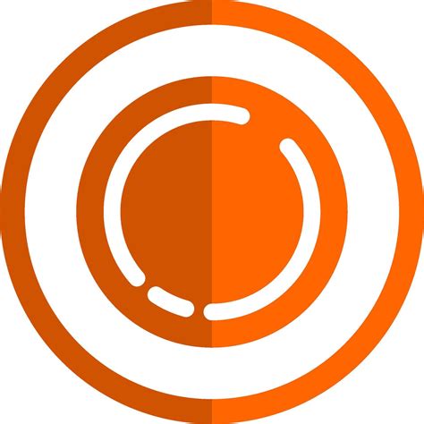 Circle Glyph Orange Circle Icon 41689771 Vector Art At Vecteezy