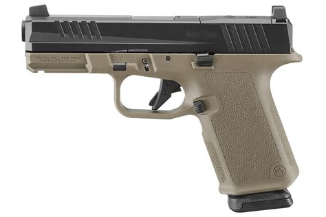 Ruger® Rxm Semi Auto Pistol 9mm 4” Barrel Night Sight Black And Tan