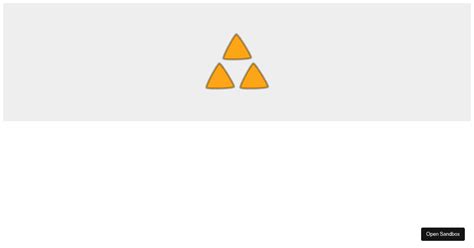 Eduqganimated Loading Triangles React Codesandbox