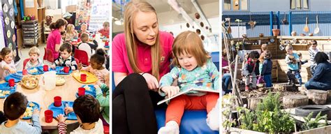 daily routine at arc nursery activities play food drink rest etc