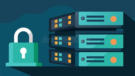 Closeup Of A Locked Server Rack Symbolizing The Importance Of Physical