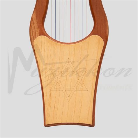 Strings Kinnor Harp Muzikkon Mini Kinnor Harp 10 Strings Red Cedar