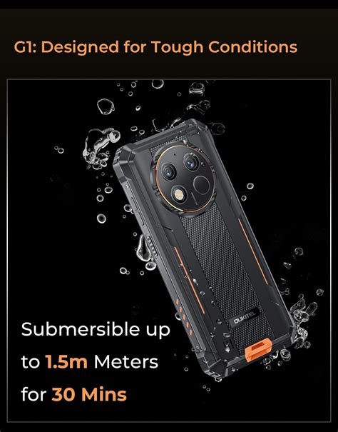 Oukitel G1 Rugged Phone 652 Inch 10600mah Big Battery 48mp Camera