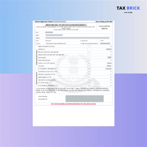 Itr 6 Return Taxbrick