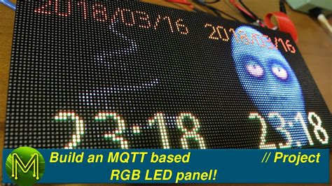 Build An MQTT Based RGB LED Panel Project YouTube