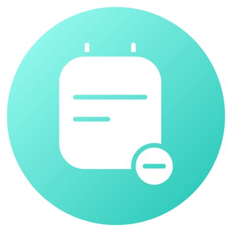 Note Generic Flat Gradient Icon