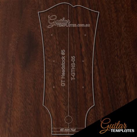 Acoustic Headstock Template Pack