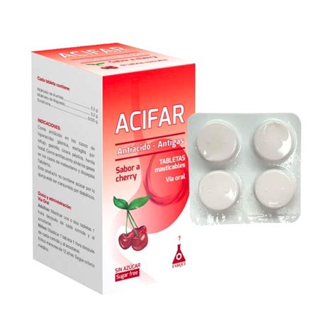 Acifar X 4tab Antiacidoantigas Farmatina