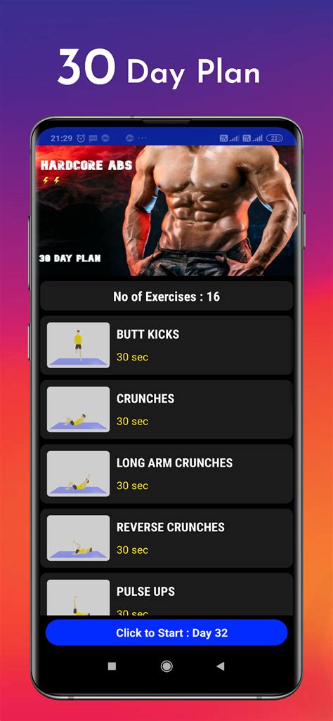 Six Pack In 30 Days Home Abs Workout Apk For Android Download