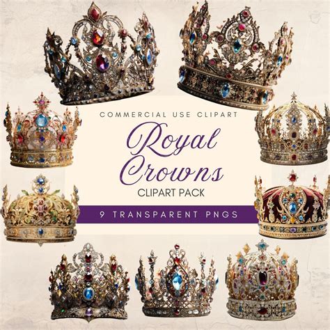 King And Queen Crown Png Golden Princess Crown Royal Crowns Clip