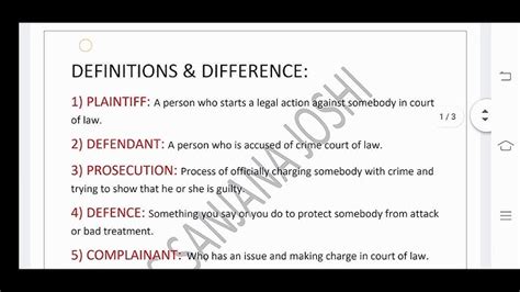 Plaintiff Definition