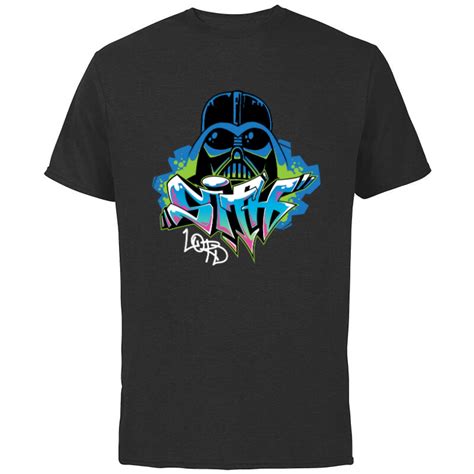 Star Wars Darth Vader Sith Lord Graffiti Tag Style Short Sleeve