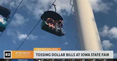 Jumpstart With Jackie Raining Dollar Bills At Iowa State Fair Gender