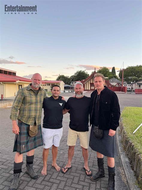 Men In Kilts Takes Outlander Star Sam Heughan To New Zealand