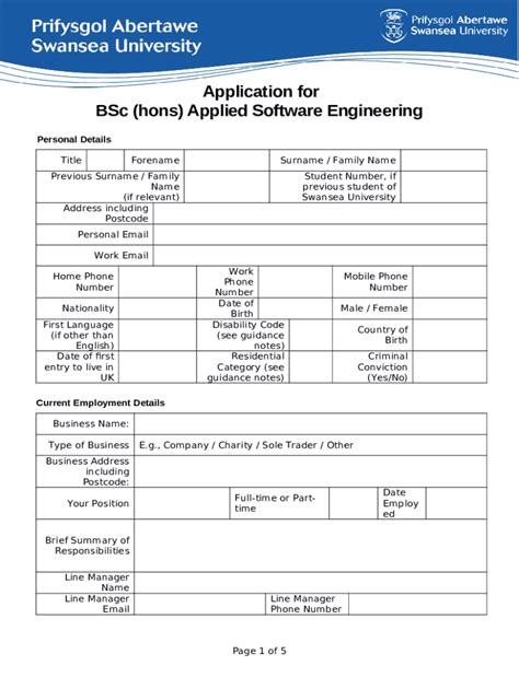 Applied Software Engineering Apprenticeship Doc Template Pdffiller