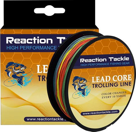 Reaction Tackle Lead Core Trolling Line 12lb 18lb 27lb And 36lb