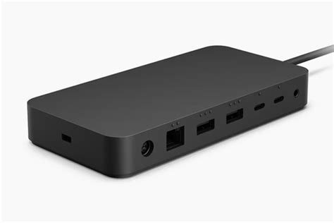 微软亮相全新扩展坞：surface Thunderbolt 4 Dock