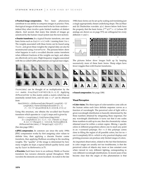 Notes For Visual Perception A New Kind Of Science Online By Stephen