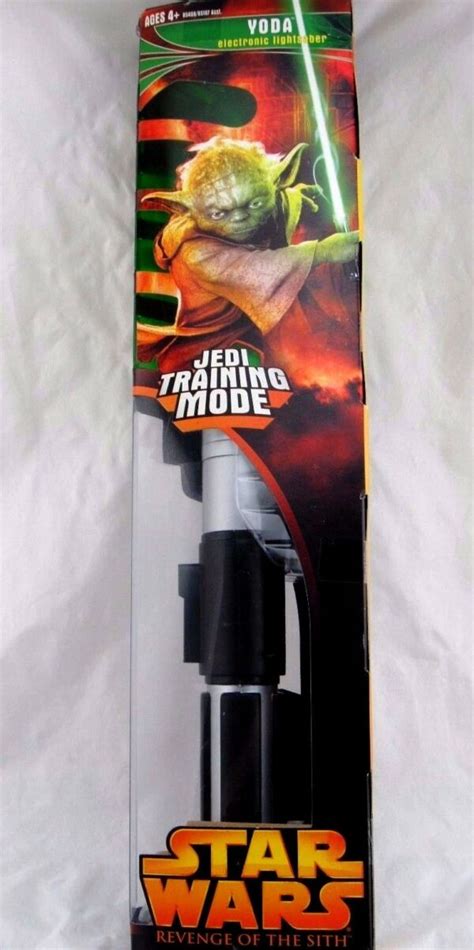 Yoda “jedi Training Mode” Electronic Lightsaber Star Wars “revenge Of