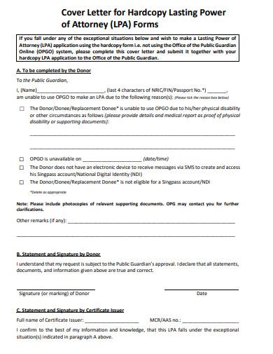 Free 11 Lasting Power Of Attorney Forms Download How To Create Guide