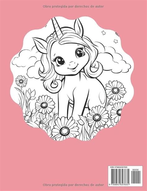 Dibujos Para Colorear De Unicornios Para Niñas Cuaderno Para Colorear