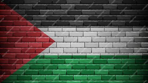 Premium Vector Patriotic Background With Palestine Flag Colours