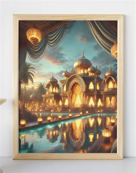 Artstation Luxury Arabian Palace Art Print Artworks