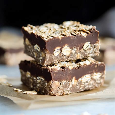 Irresistibly Easy No Bake Oatmeal Fudge Bars Guilt Free Treats