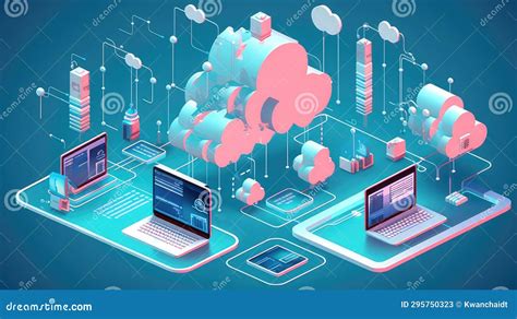 Dispositivos Perfectamente Conectados A Una Nube Con Flujos De Datos