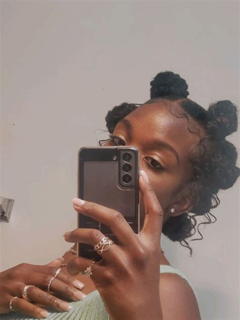 Boho Bantu Knots Bantu Knot Hairstyles Natural Hair Bun Styles