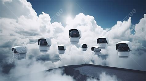 Security System On Cloud Computing Technology In 3d Rendering