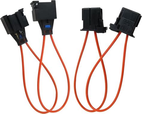 2x For Bmw Mercedes Most Diagnostic Kit Fiber Optic Loop Bypass Male Female Plug Ebay
