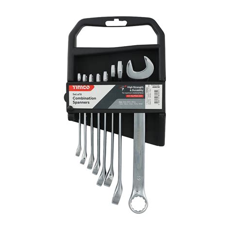 Combination Spanner Set 8 19mm 8 Piece Diy Refurb