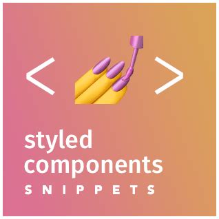 Styled Components Snippets Visual Studio Marketplace