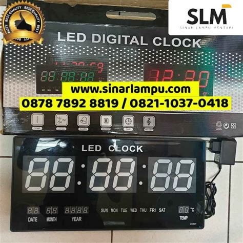 Lampu Display Jam Digital Clock Jh 4622y Sinar Lampu Mentari