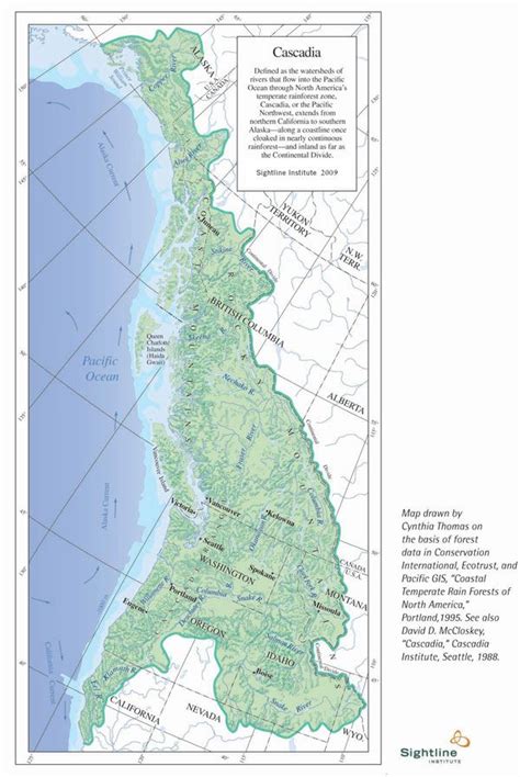 Map Of Cascadia Explore The True Pacific Northwest Cascade