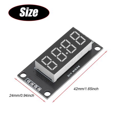 4 Sets Led Segment Digital Display Module Clock Digital