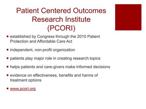 Outcomes Research Ppt Pptx