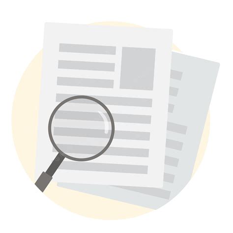 Premium Vector Searching A Missing Document Illustration