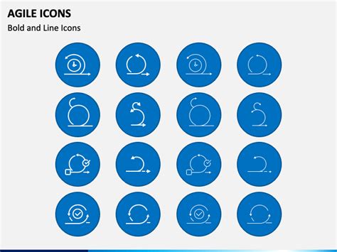 Agile Icons For PowerPoint And Google Slides PPT Slides